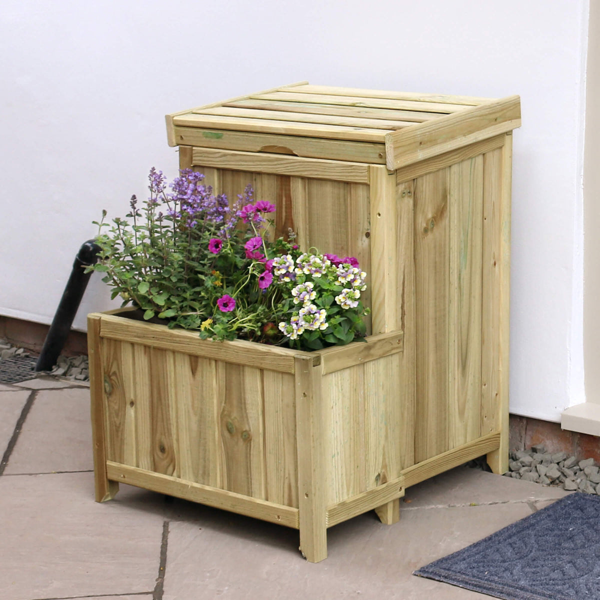 Parcel Storage Box c/w Planter